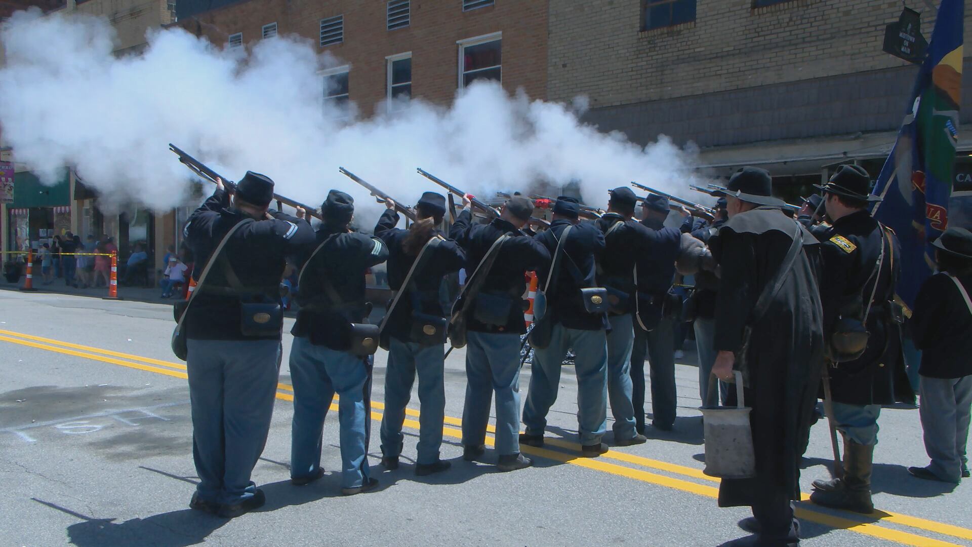 Philippi hosts first Civil War land battle reenactment at Blue and Gray ...