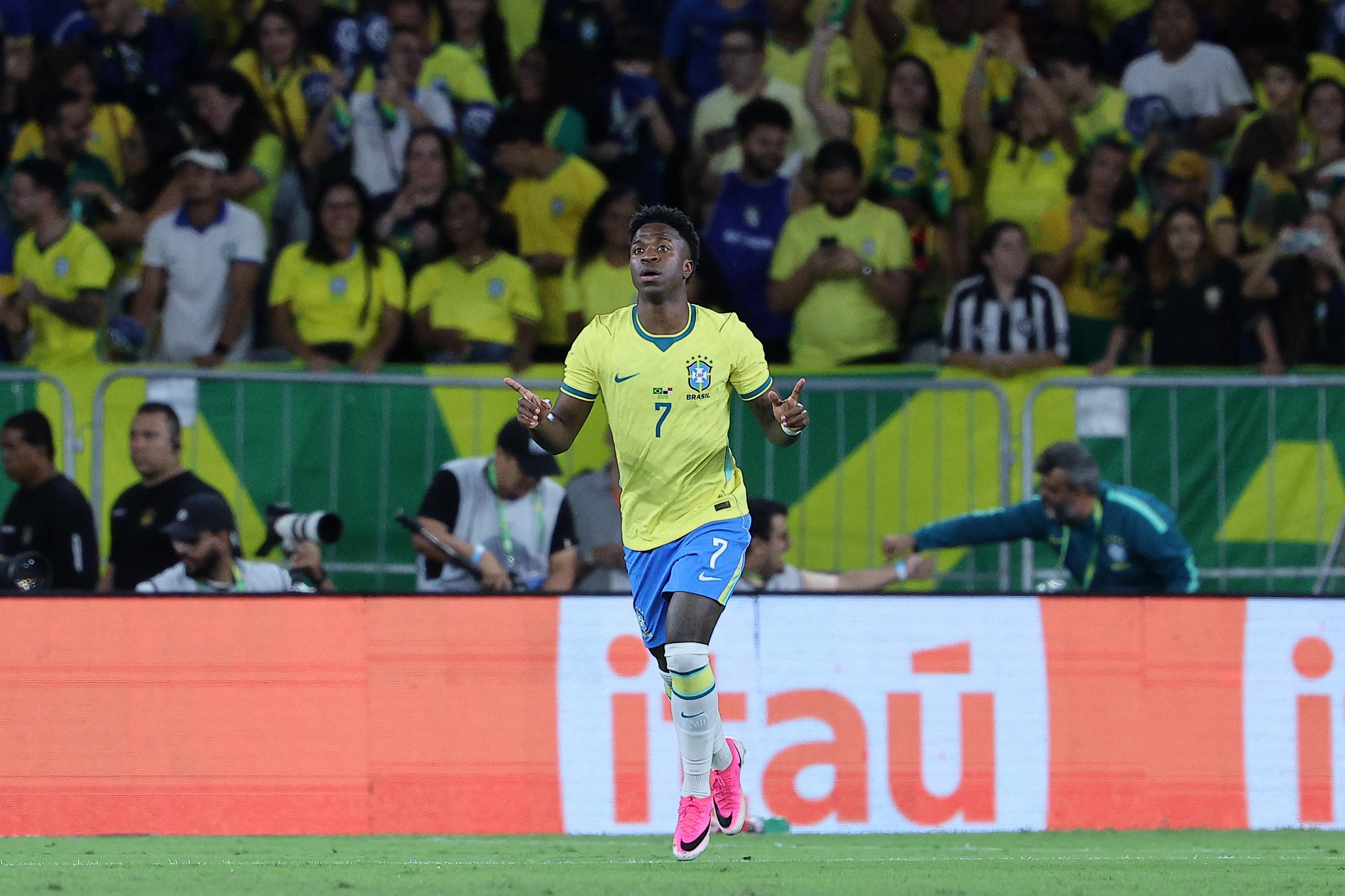 Vinicius Jr and Endrick feature in Brazil’s 6-2 win over Panama