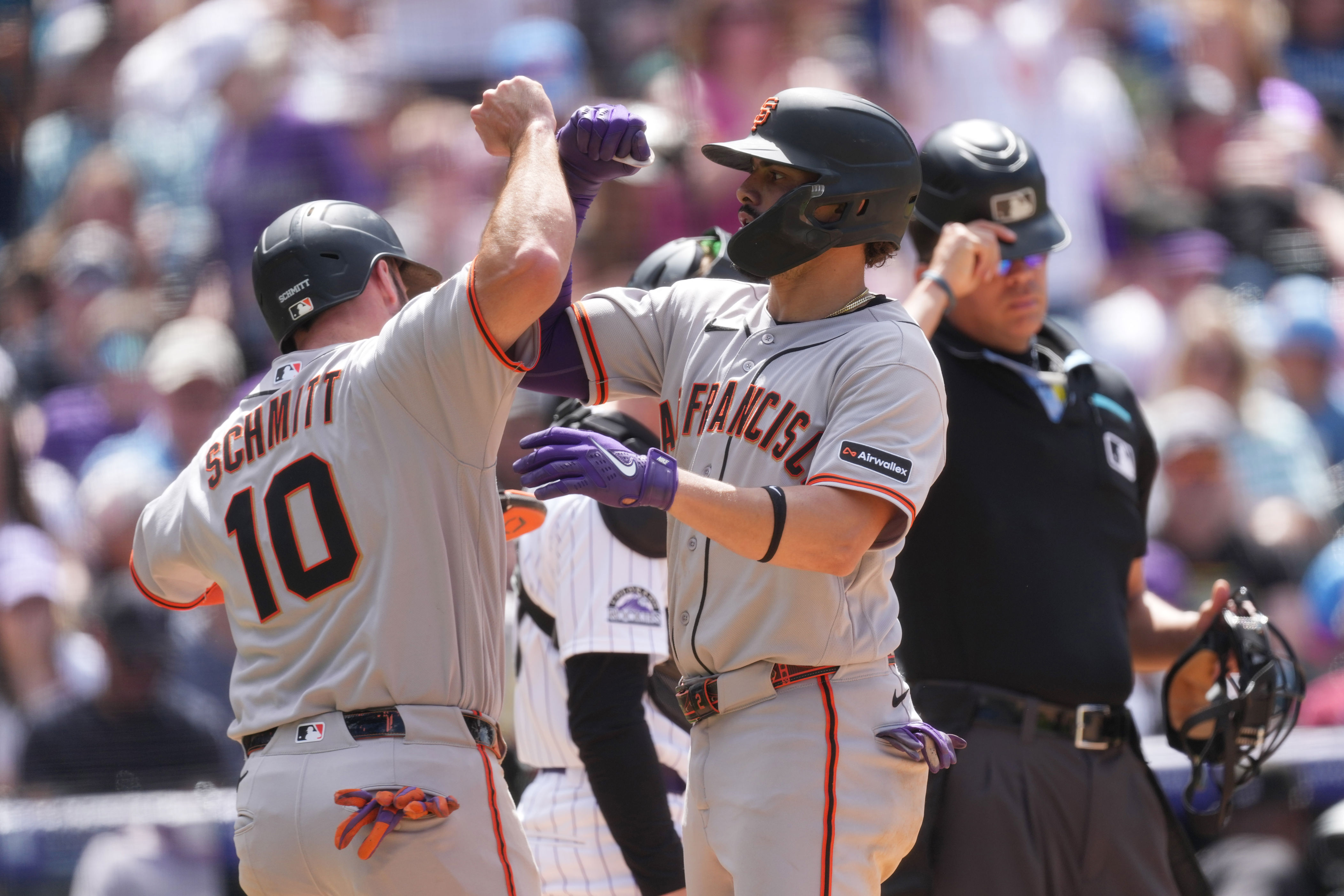Willy Adames pega un grand slam y los Gigantes evitan la barrida con un ...