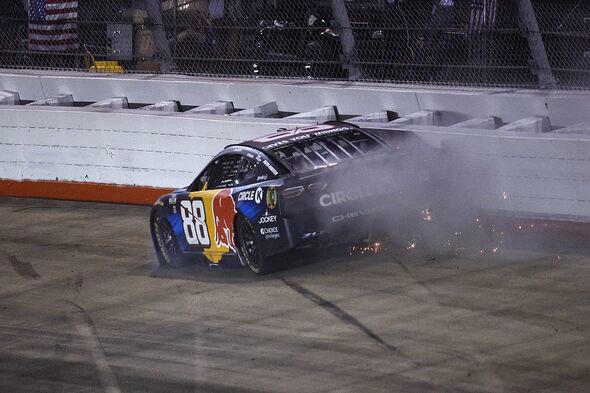 NASCAR fans 'hit by flying debris' in scary Nashville incident
