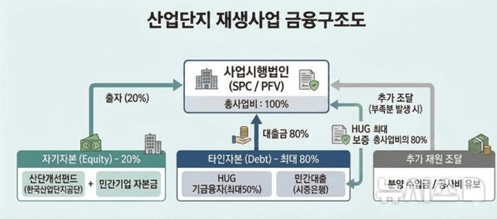 노후산단 복합개발 사업 속도 빨라진다…HUG-산단공 맞손