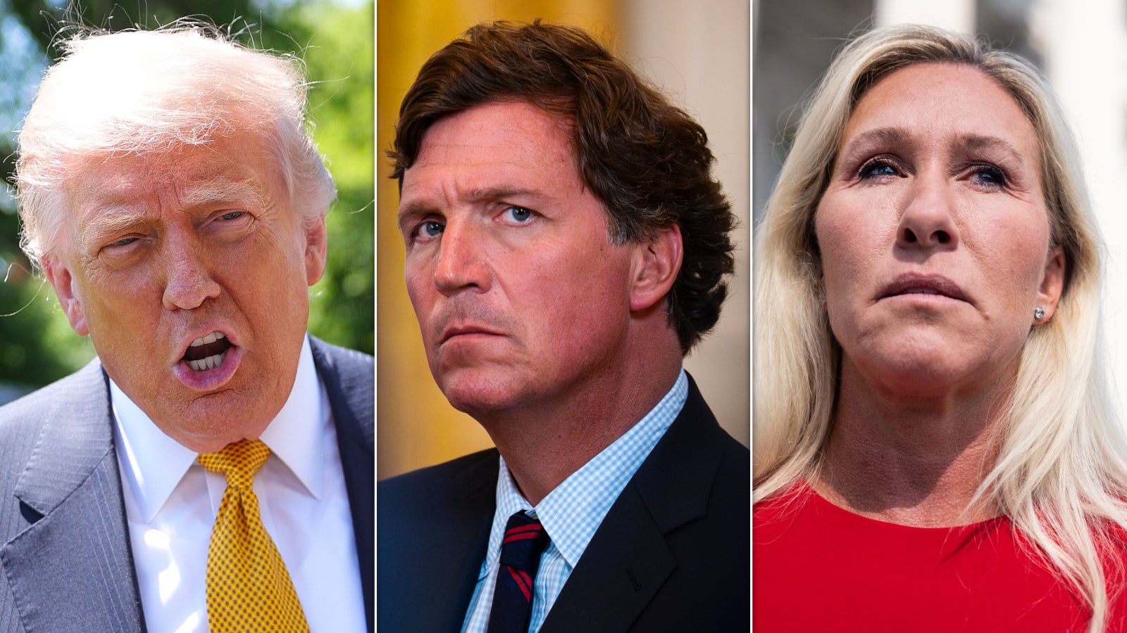 Trump turns on Tucker Carlson and other MAGA critics with spiteful AI ...