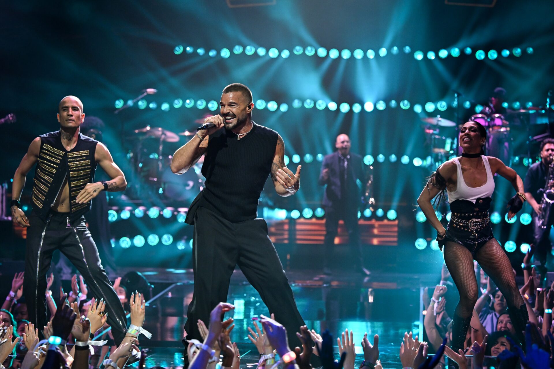 What did Ricky Martin say about the attack on his concert in Montenegro?