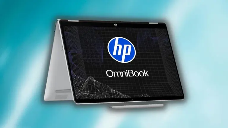 La laptop táctil HP OmniBook 5 Flip de 512GB, 16GB de RAM y $2,491 ...