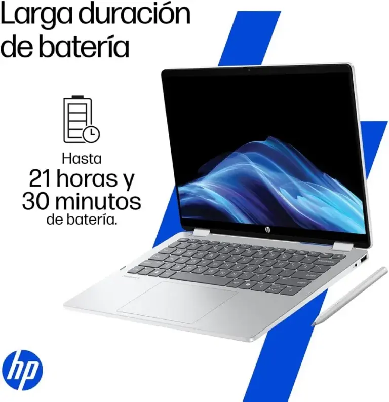 La laptop táctil HP OmniBook 5 Flip de 512GB, 16GB de RAM y $2,491 ...