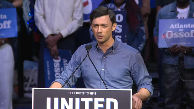 Ossoff rallies Atlanta supporters with sharp attacks on Trump, GOP ...