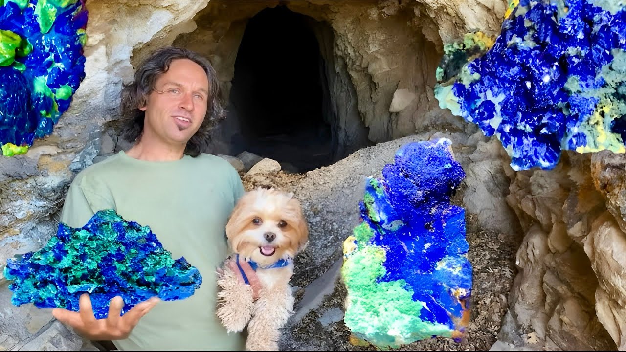 Azurite & malachite crystal mining | New Mexico