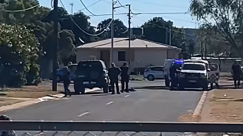 Police shoot dog in front of children after hitting it with car