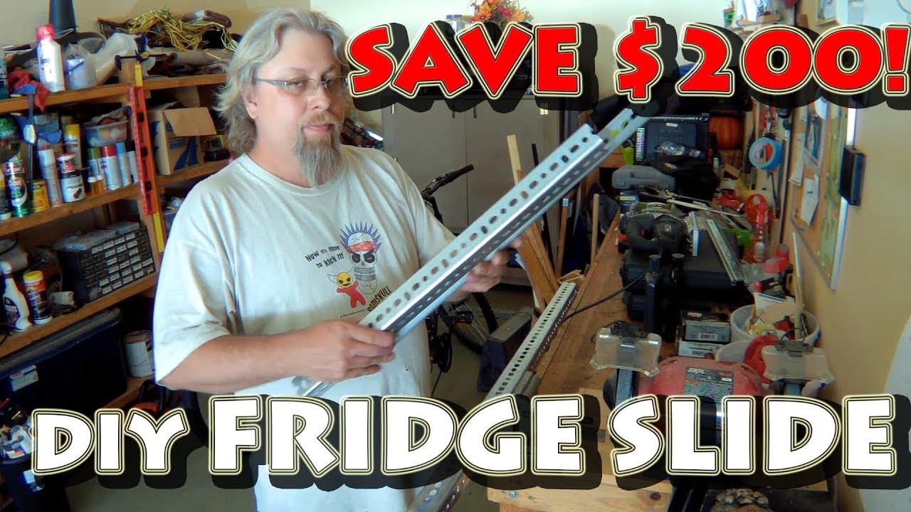 DIY refrigerator slide for portable refrigerator freezers like Dometic ...