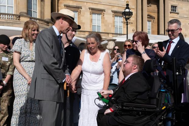 Teenager praised by royalty at Buckingham Palace