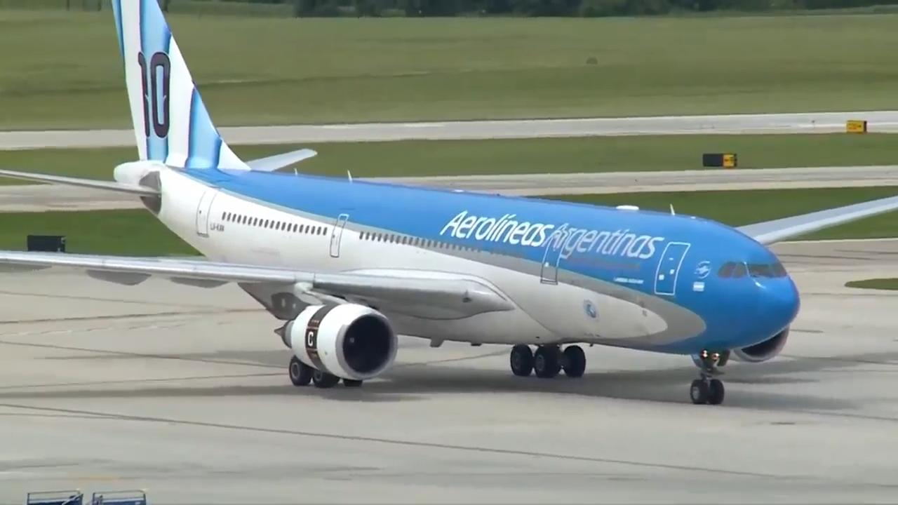 Argentina arrive in Kansas City to begin World Cup preparations