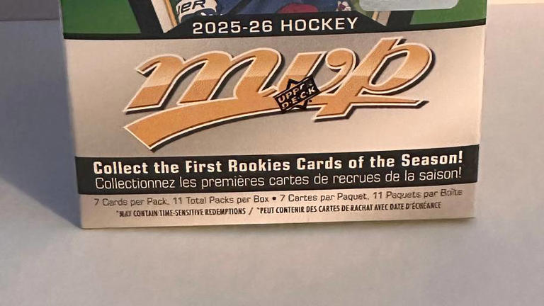 2025-26 Upper Deck MVP hockey blaster box review