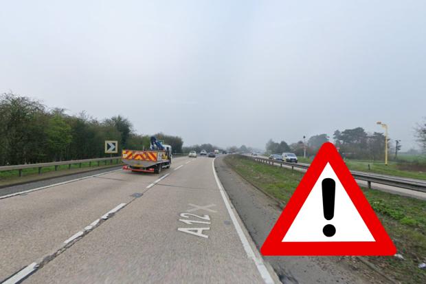 Crash on A12 causes heavy commuter delays
