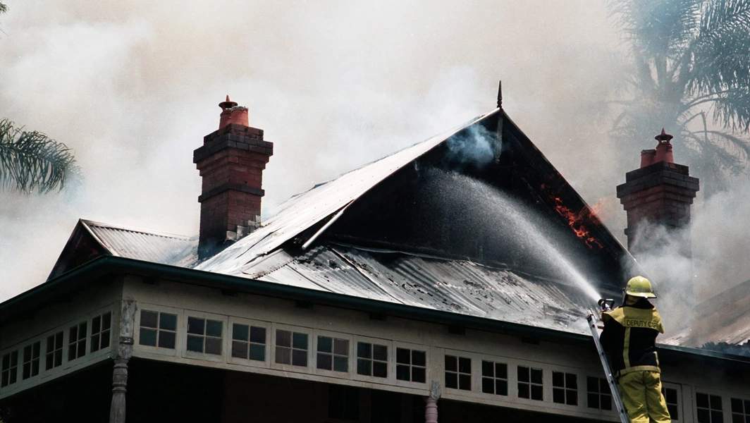 Toddler dies, father badly burned in Werribee house fire