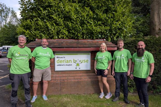 Leyland team to walk 109 miles for Derian House Children’s Hospice