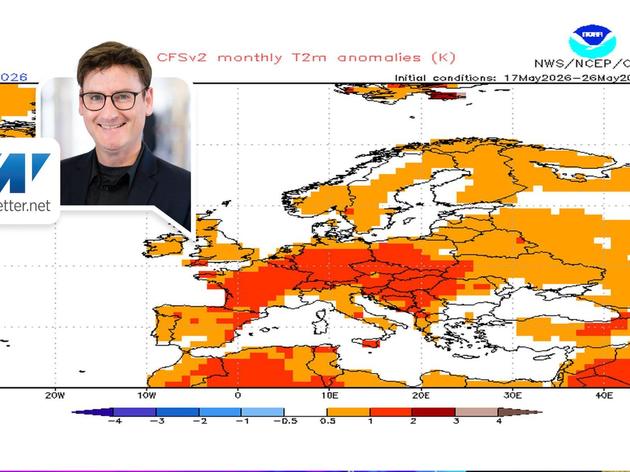 Bis 38 Grad, Dürre und tropische Nächte: Wetter-Modelle sind sich einig ...