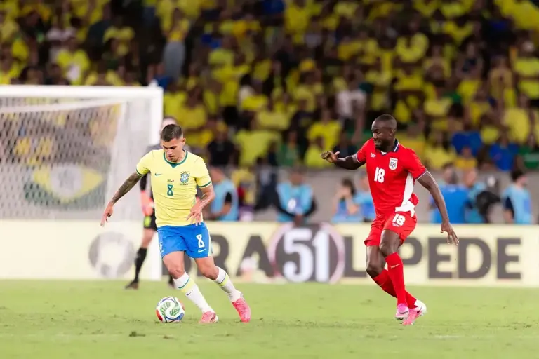 Bruno Guimaraes helps Brazil hit Panama for six as Maracana gives ...