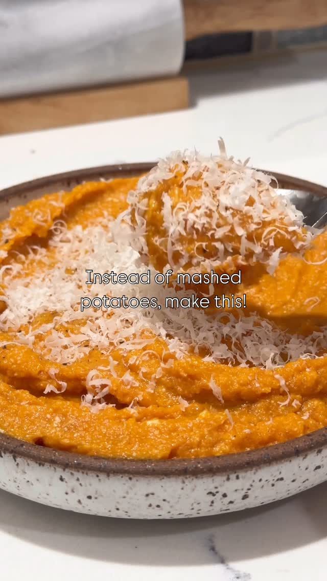 Mashed butternut squash side dish