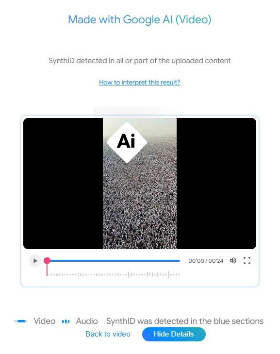 Video showing sea of Hajj pilgrims at Mount Arafat is AI-generated