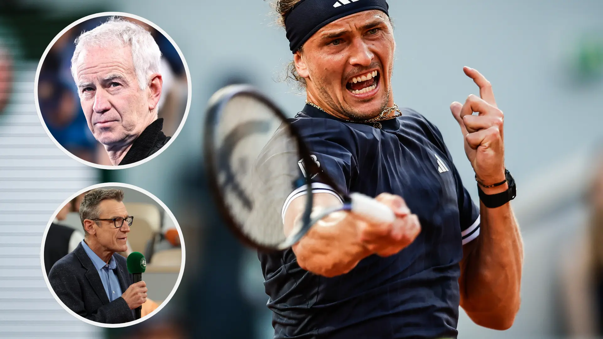 John McEnroe y Mats Wilander, leyendas del tenis, antes del duelo entre ...