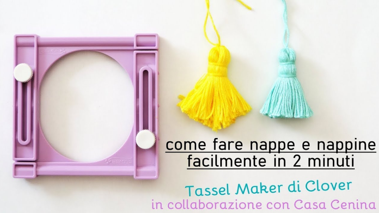 Come fare nappe veloci con tassel maker
