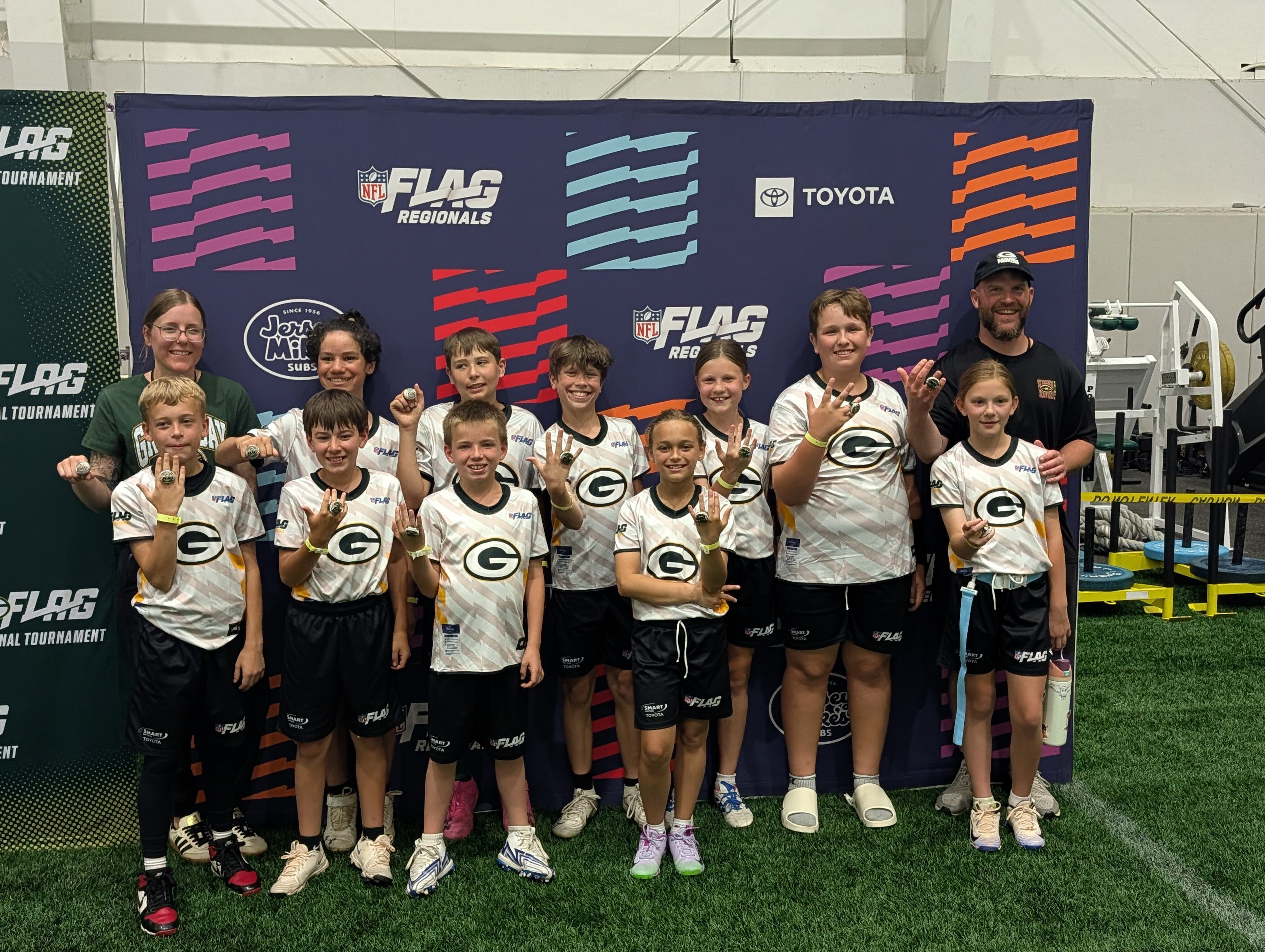 Cross Plains youth flag football team wins NFL regional tournament