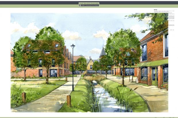 Planning for development providing up to 1,200 homes in Dorset submitted