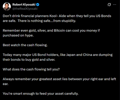 'Rich Dad Poor Dad' author Robert Kiyosaki warns against buying Bitcoin ...