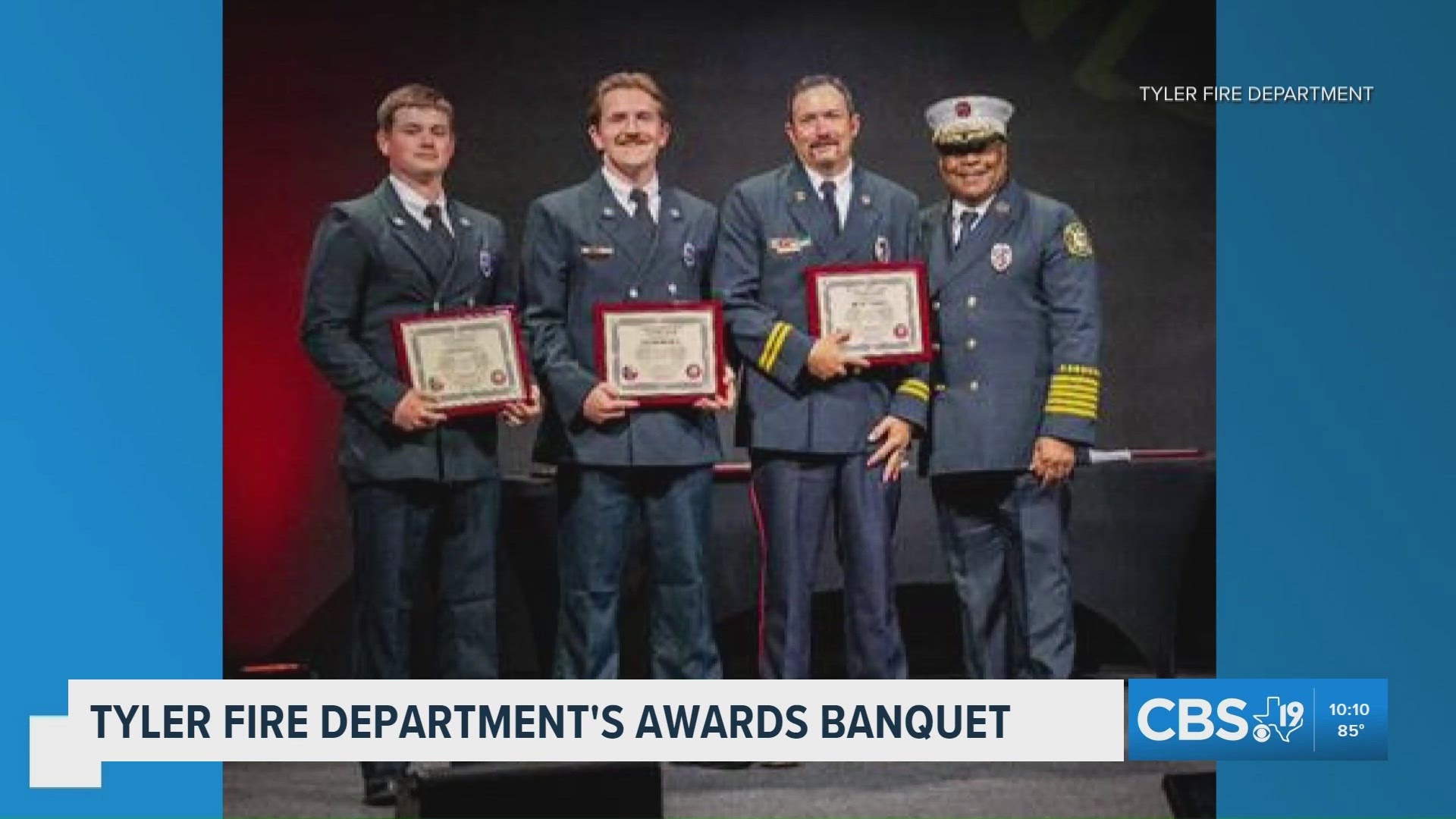Tyler Fire Department honors firefighters at annual awards banquet