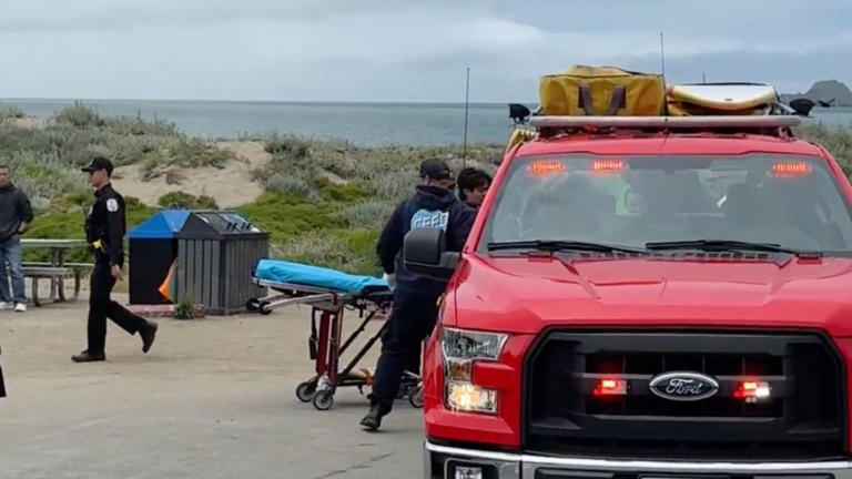 Sneaker wave sucks California fisherman out to sea