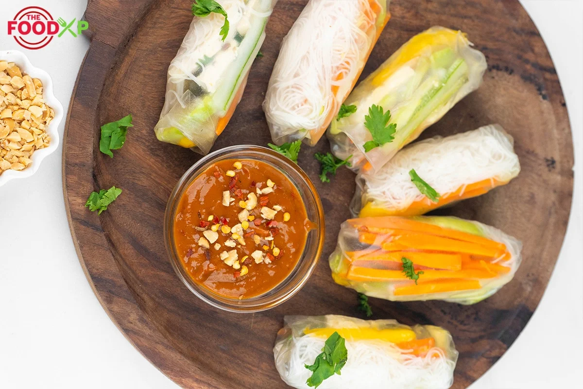 Homemade fresh spring rolls recipe