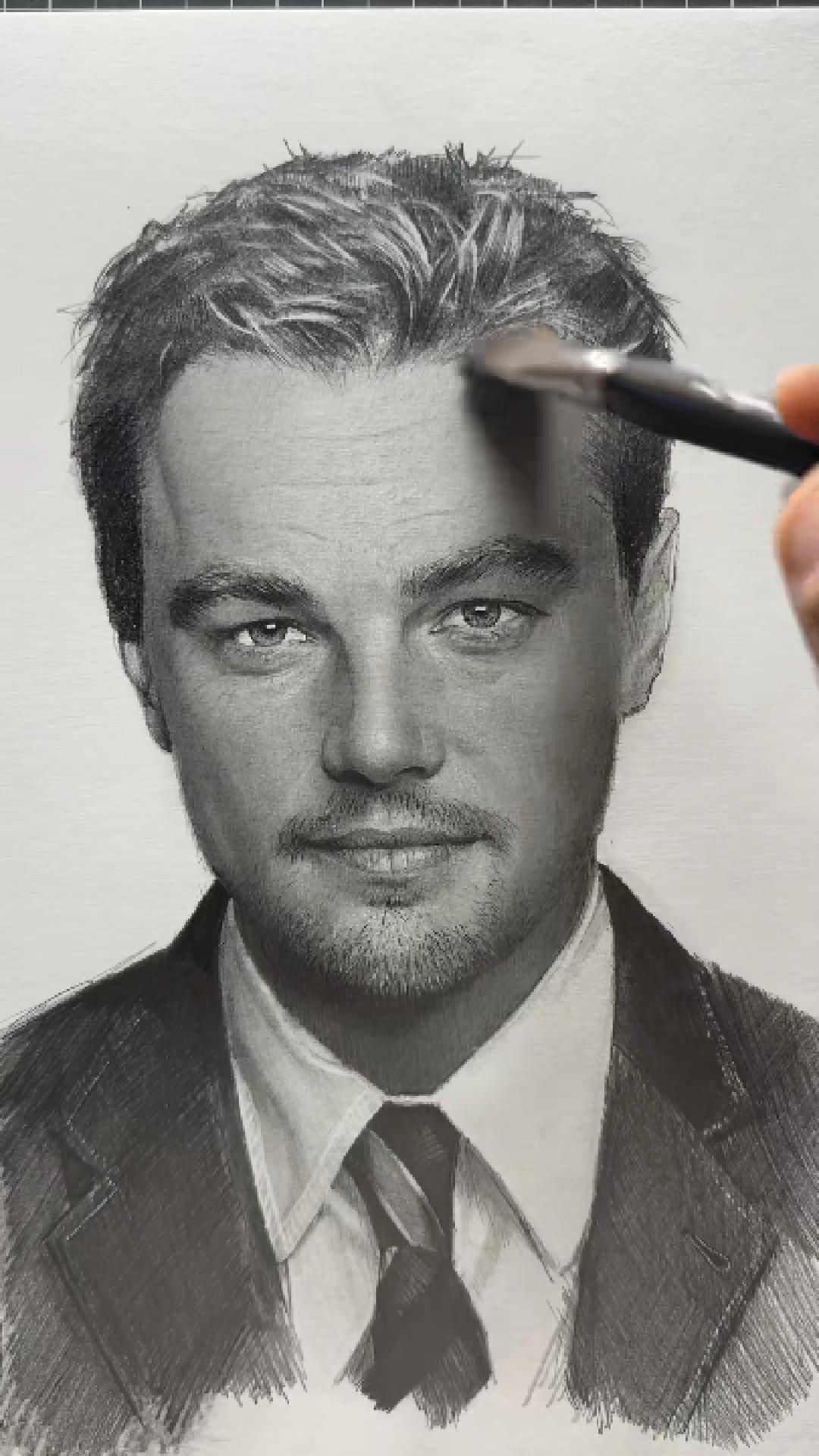 Este retrato hiper-realista levou 15 horas para ser concluído