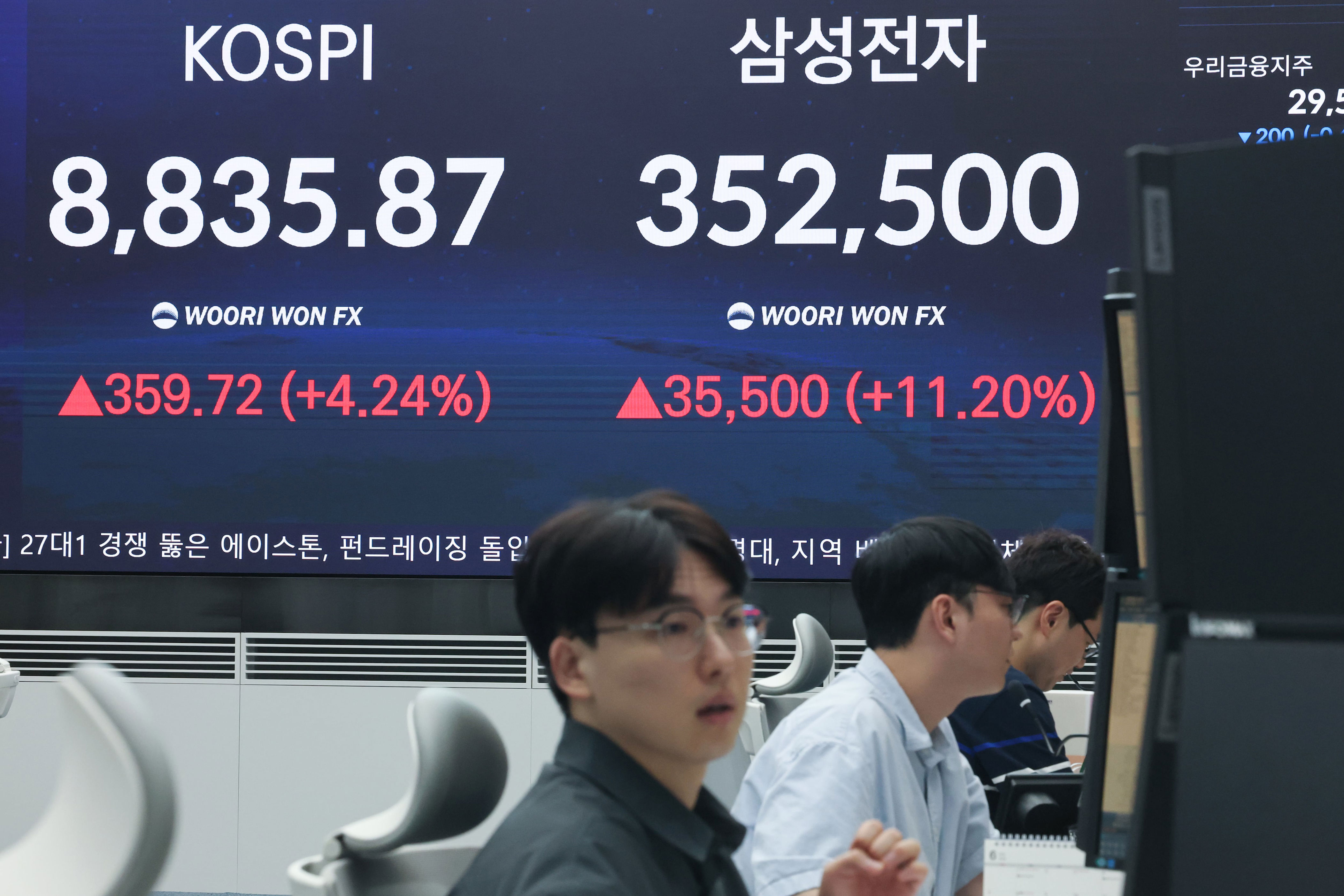 Samsung Electronics surpasses 2,000 trillion won market cap