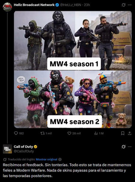 Call of Duty no volverá a repetir el error que ha cometido con otros ...
