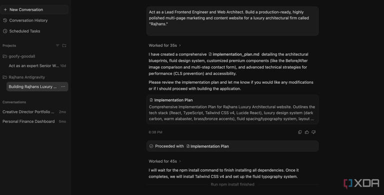 I created a complex website using Claude Code, Codex, and Google ...
