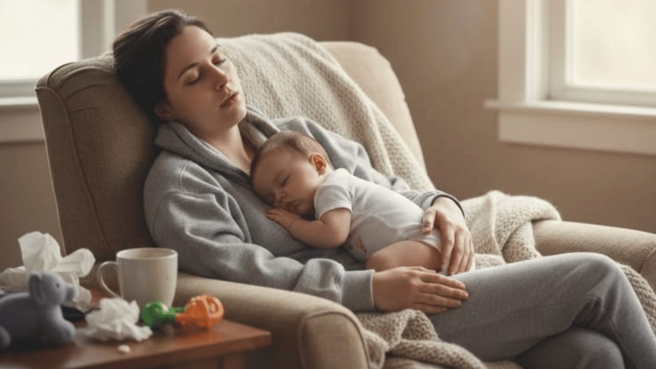 Over 50 per cent of Indian mothers face severe sleep loss and stress ...