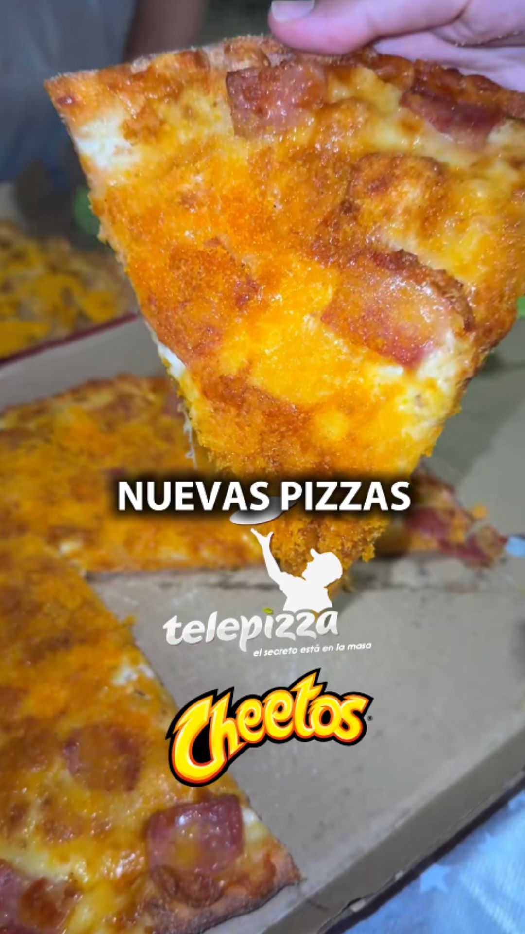 Descubre las pizzas más locas de Telepizza x Cheetos