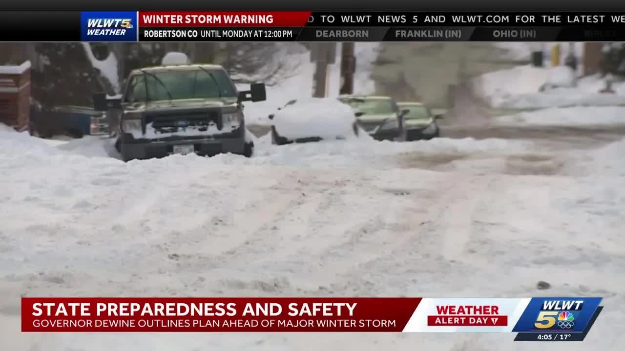 Ohio Gov. DeWine outlines winter storm preparedness plan