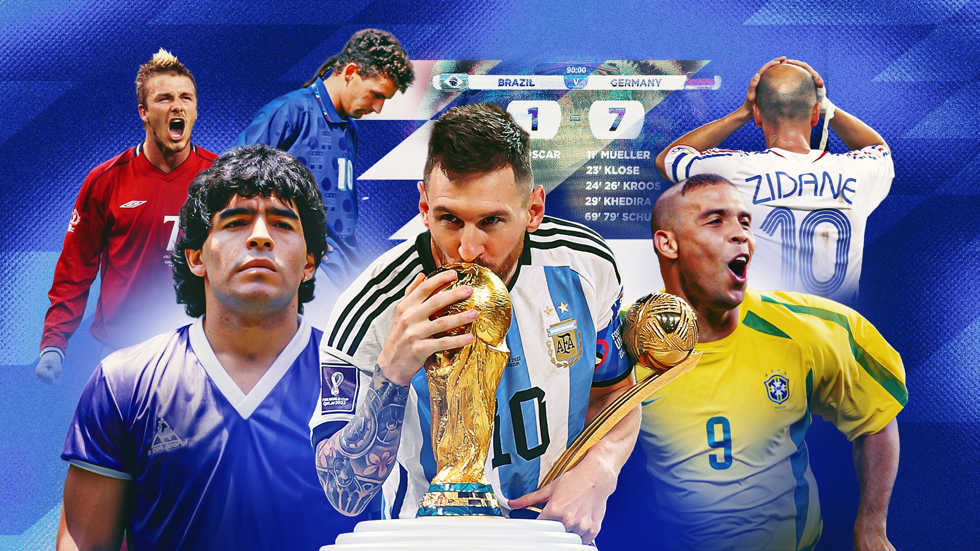 Diego Maradona's 'Hand of God', Zinedine Zidane's headbutt, Lionel ...