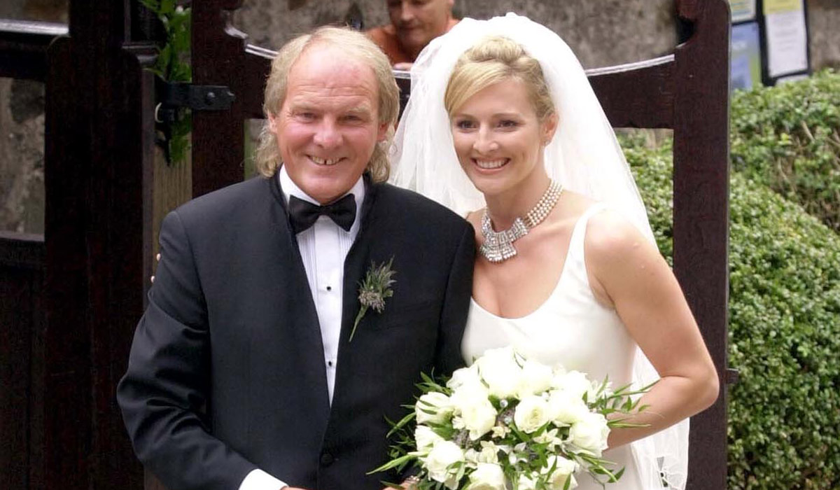 Gabby Logan's dad's unique wedding speech outed her 'little secret' in ...