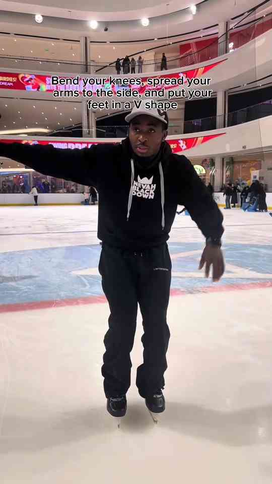 What to do and what not to do on ice skates