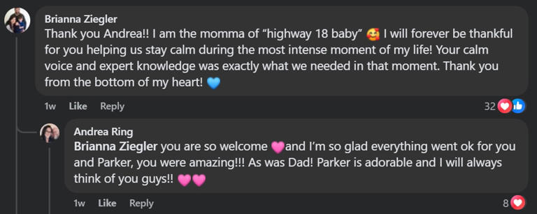 US woman delivers baby on side of highway thanks to 911 dispatcher's ...