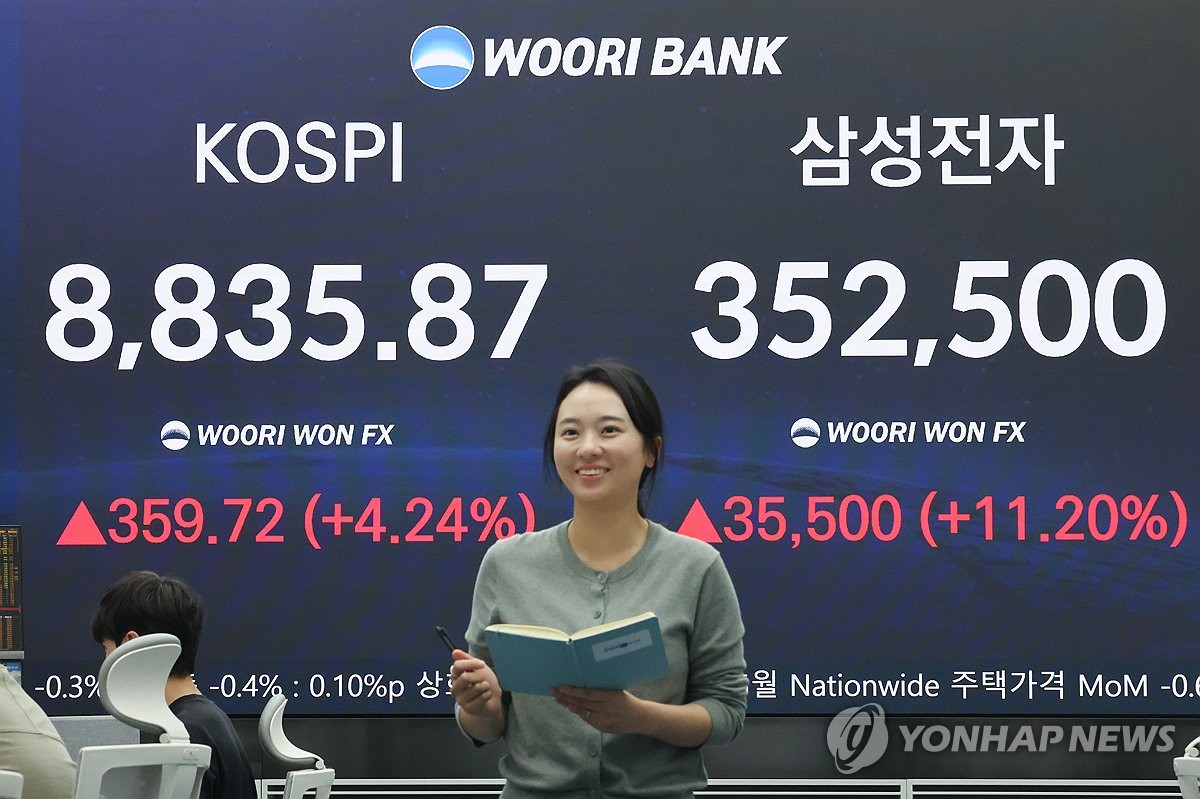 مؤشر كوسبي يتجاوز مستوى 8,800 نقطة