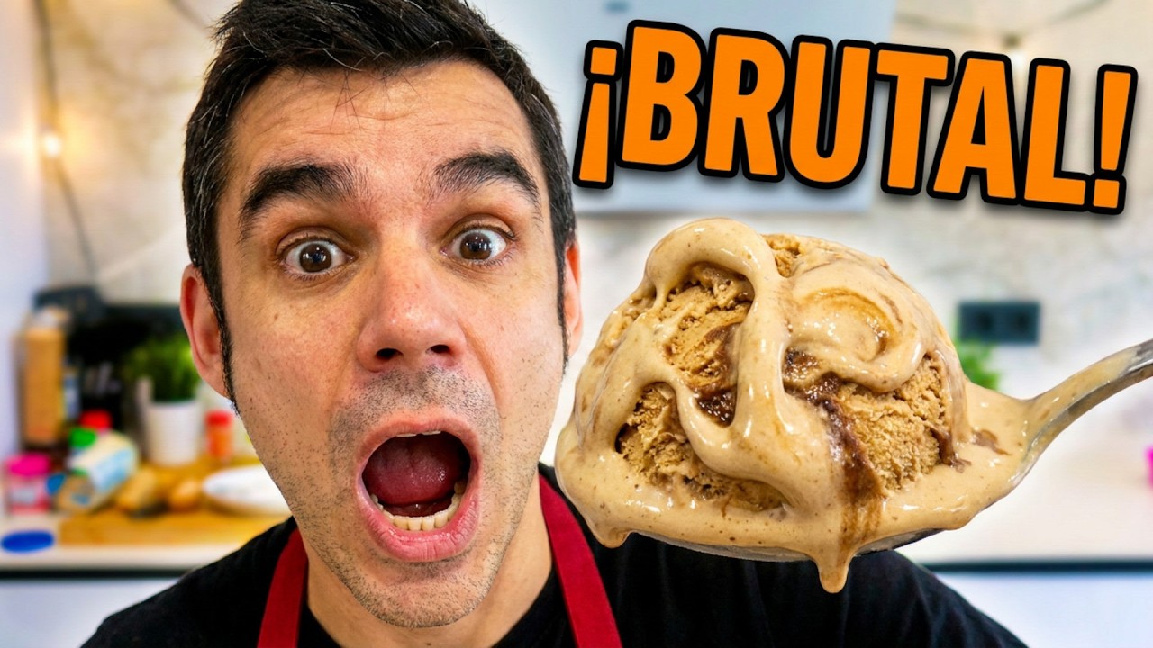 Helado de café sin máquina con solo 3 ingredientes