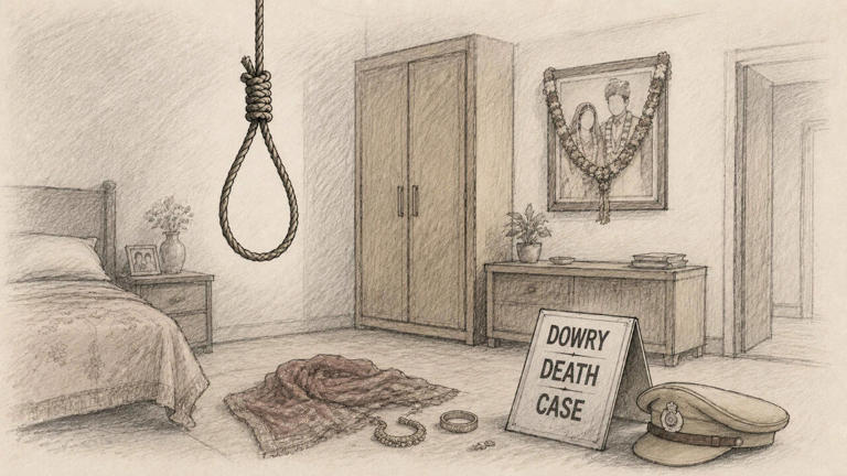 Newlywed woman found hanging; kin allege murder over dowry