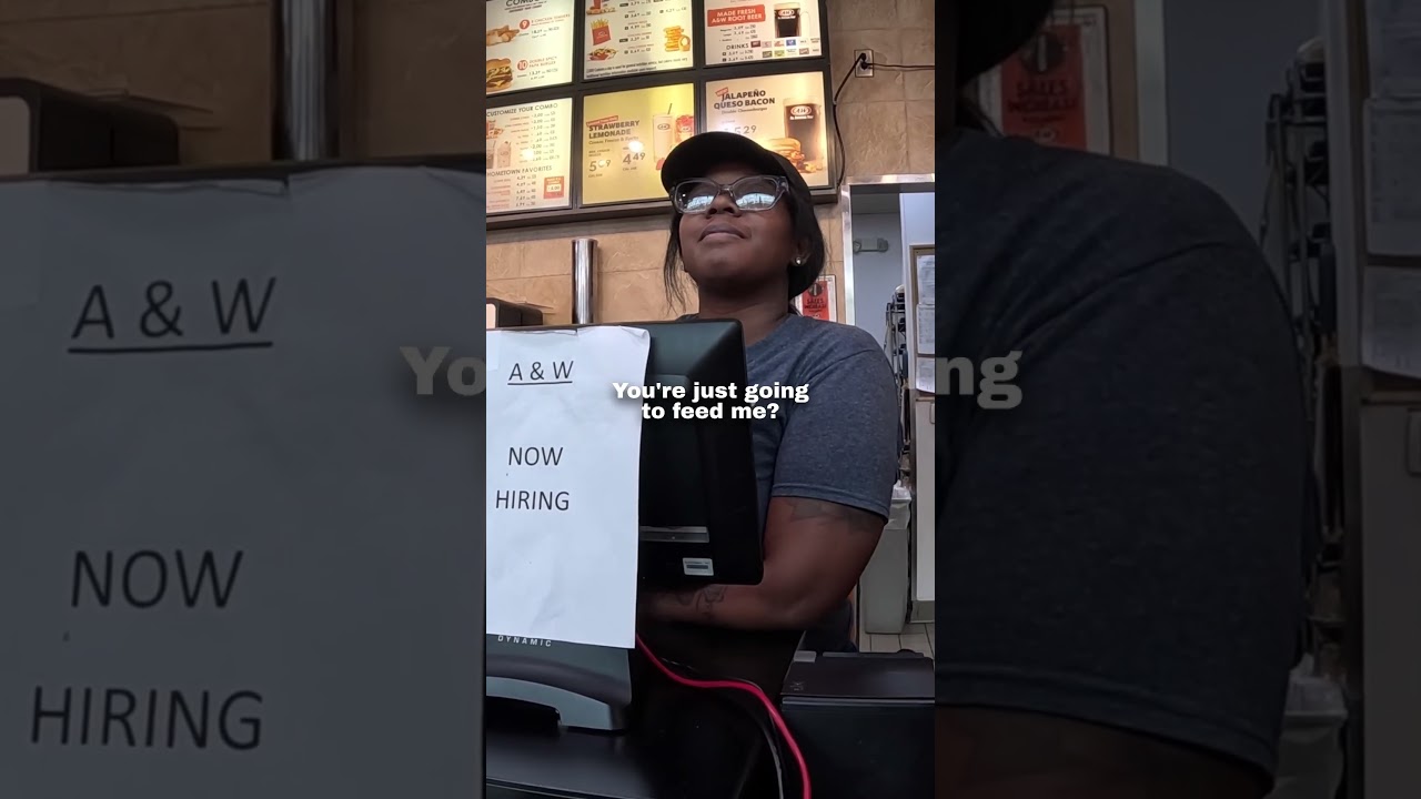I asked her to buy me a burger 🥺 ️