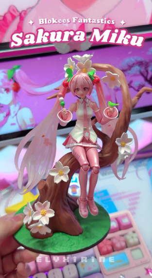 My Sakura Miku model kit is finally complete