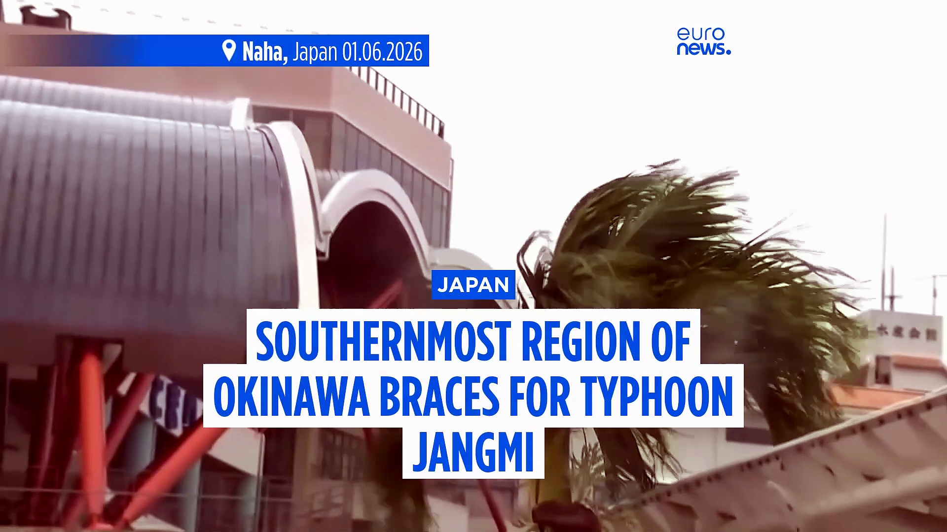 Japan’s southernmost region of Okinawa braces for Typhoon Jangmi