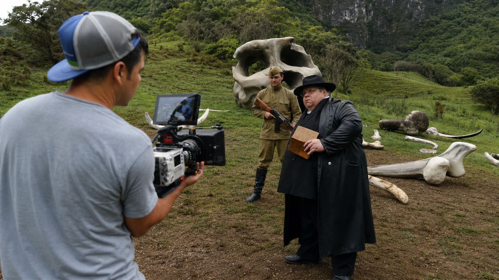 How this treasure hunting adventure was filmed on location