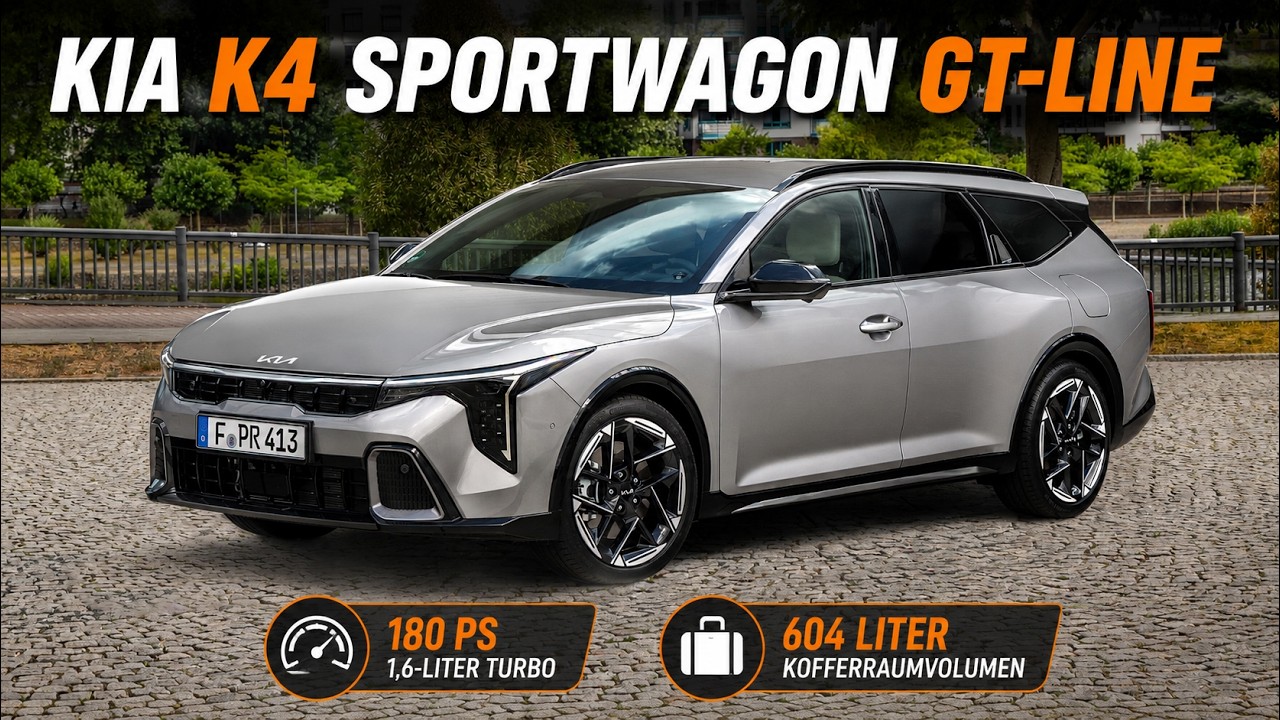2026 Kia K4 Sportwagon GT-Line | Sportlicher Kombi mit 180 PS